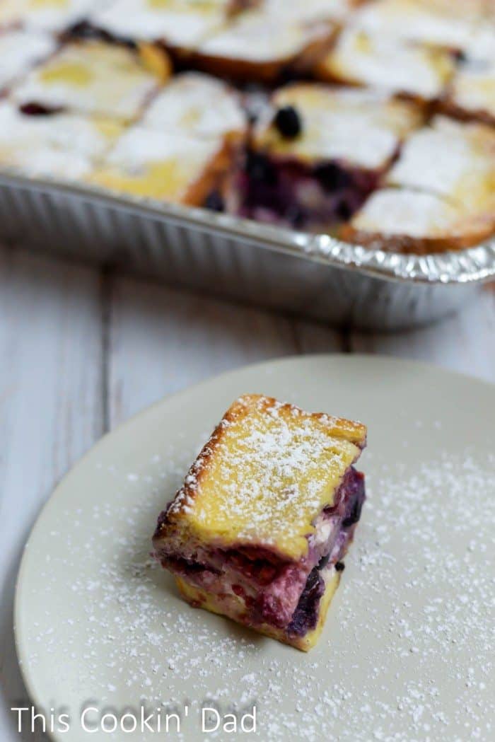 Berry Cream Cheese French Toast - The Melrose Family