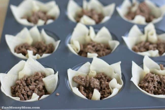 Easy Bacon Cheeseburger Cups - The Melrose Family
