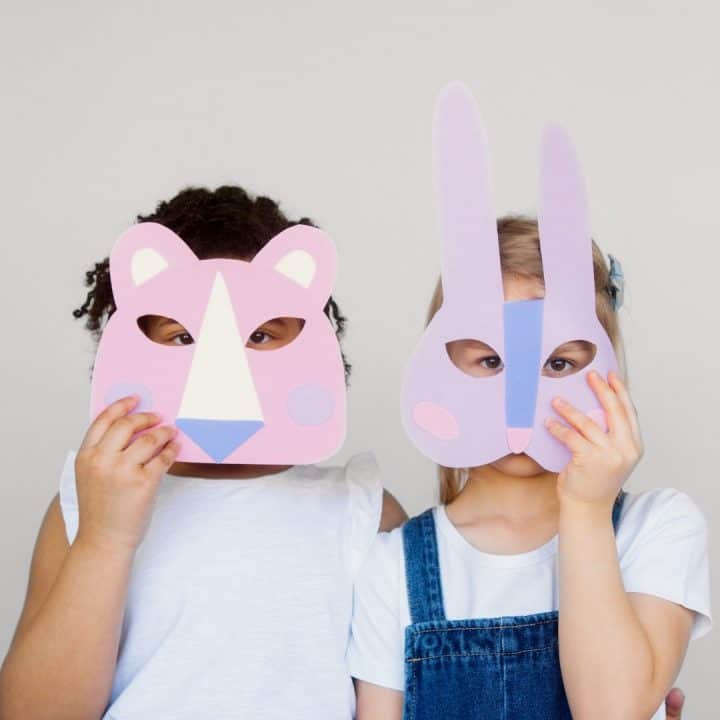 How To Make A Paper Mache Mask - The Melrose Family