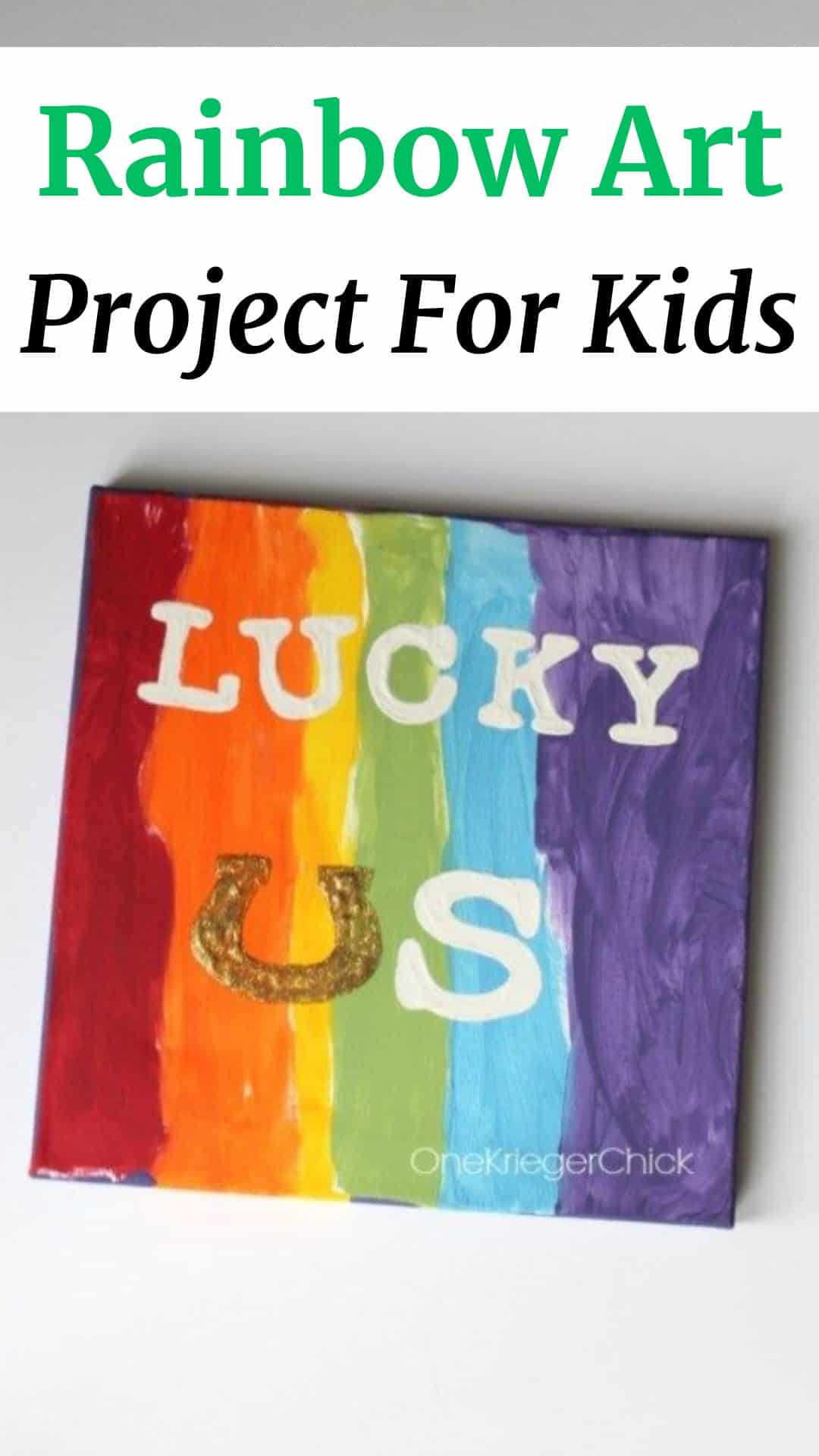 Rainbow Art Project For Kids