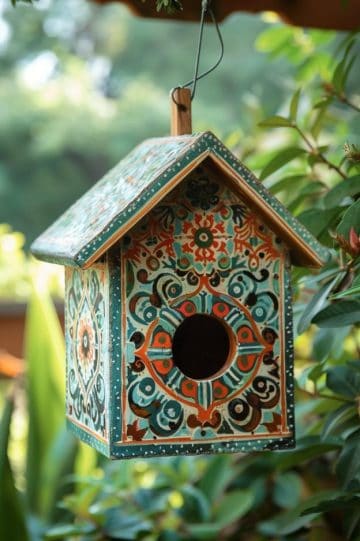 30 Painted Birdhouse Ideas: Designs To Attract Birds in Style! - The ...