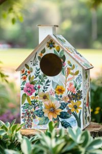 30 Painted Birdhouse Ideas: Designs To Attract Birds in Style! - The ...