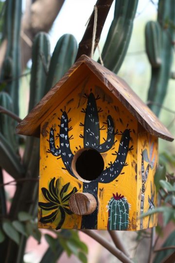 30 Painted Birdhouse Ideas: Designs To Attract Birds in Style! - The ...