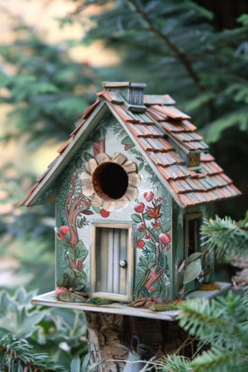 30 Painted Birdhouse Ideas: Designs To Attract Birds in Style! - The ...