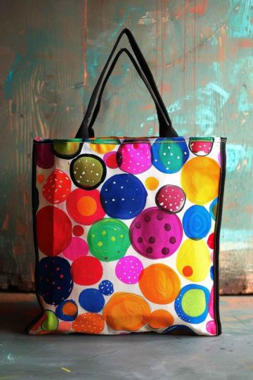 34 Artistic Painted Tote Bags To Transform Your Tote