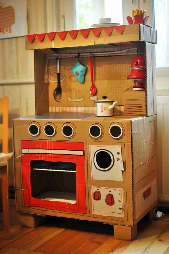 Cardboard Box Craft Storage Ideas Easy Drop Cloth Storage Boxes
