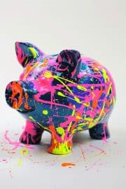 40 Painted Piggy Bank Ideas To Personalize Your Money Box - The Melrose ...