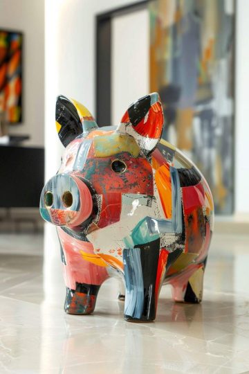 40 Painted Piggy Bank Ideas To Personalize Your Money Box - The Melrose ...