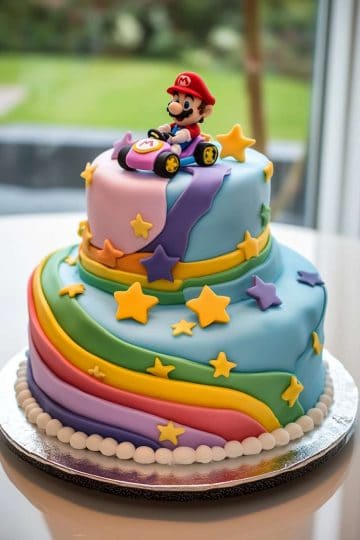 28 Mario Cake Ideas for Fun, Creative Gamer Parties