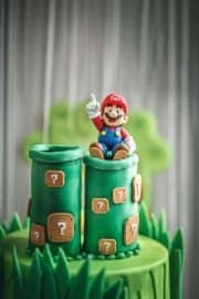 28 Mario Cake Ideas for Fun, Creative Gamer Parties