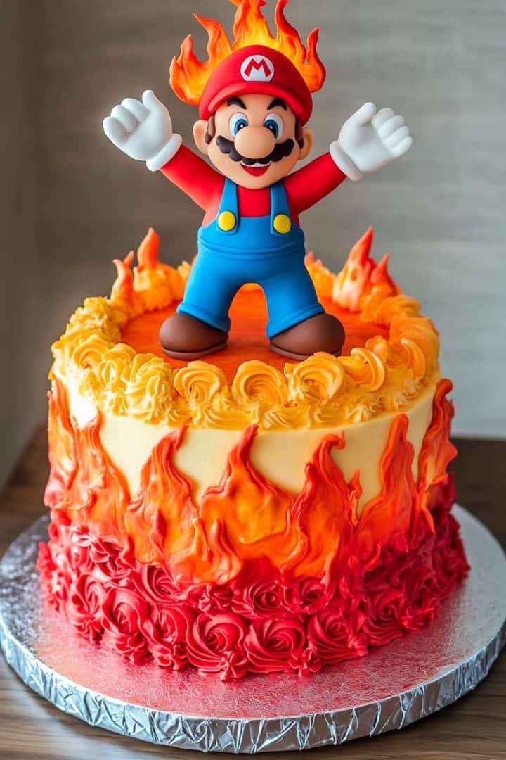 28 Mario Cake Ideas for Fun, Creative Gamer Parties
