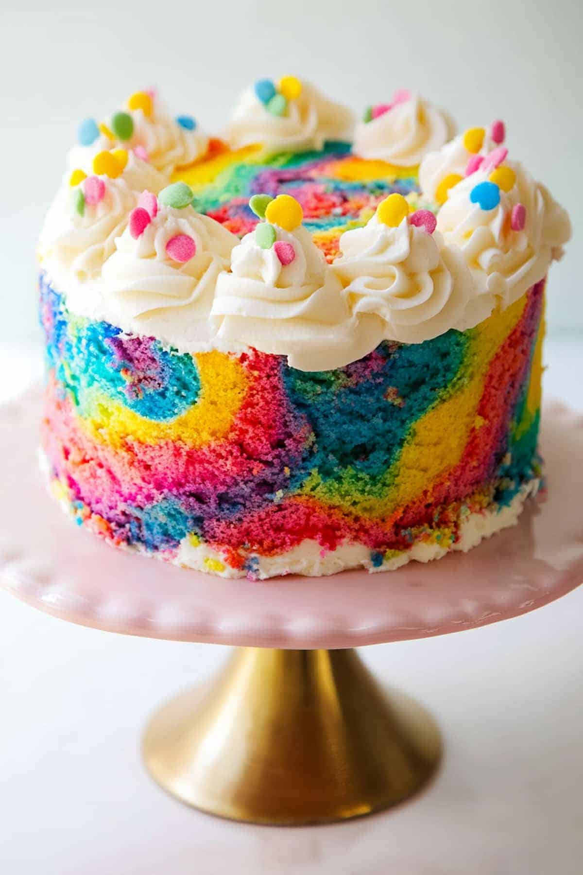 25 Colorful Rainbow Cake Ideas To Brighten Any Occasion - The Melrose ...