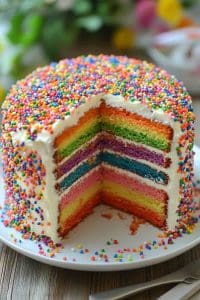 25 Colorful Rainbow Cake Ideas To Brighten Any Occasion - The Melrose ...