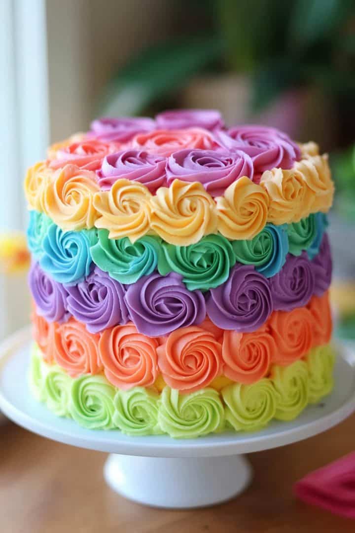 25 Colorful Rainbow Cake Ideas To Brighten Any Occasion - The Melrose ...