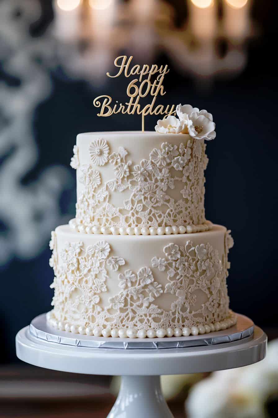 32 Elegant 60th Birthday Cake Ideas for Every Creative Taste - The ...