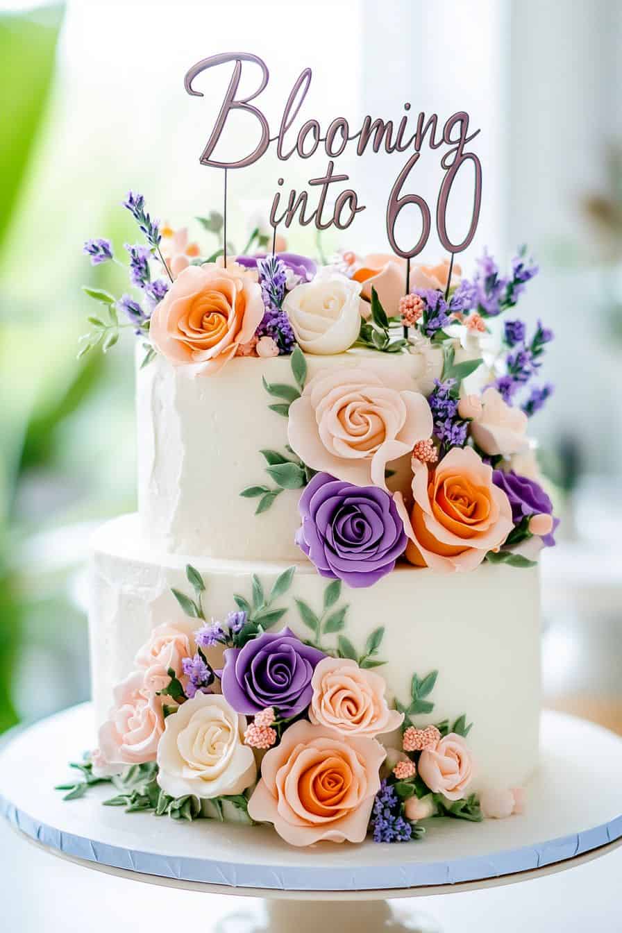32 Elegant 60th Birthday Cake Ideas for Every Creative Taste - The ...