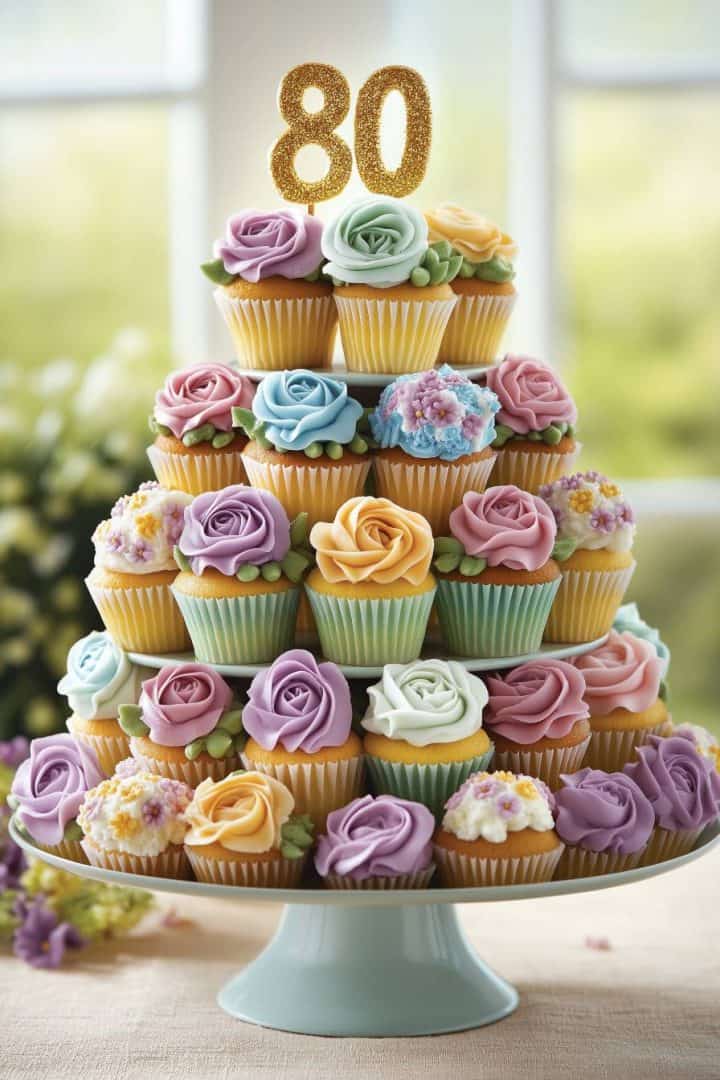32 80th Birthday Cake Designs To Make The Day Extra Special The