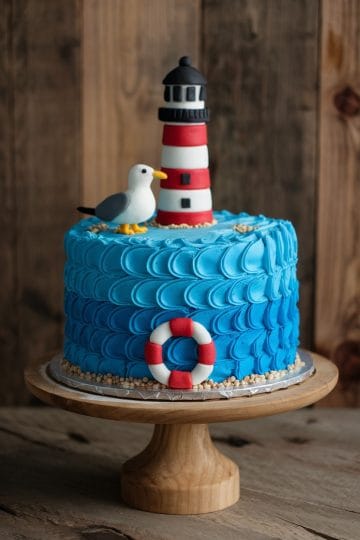 27 Beach Cake Ideas That Will Make Waves at Your Next Party! - The ...