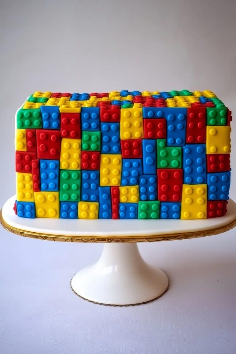 27 Amazing LEGO Cake Designs To Wow Your Party Guests - The Melrose Family