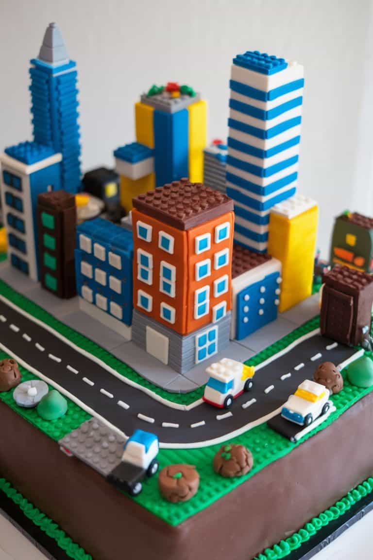 27 Amazing LEGO Cake Designs To Wow Your Party Guests - The Melrose Family