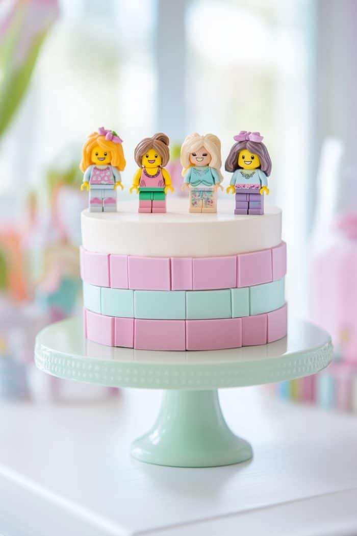 Lego Cake Round Lego Cake