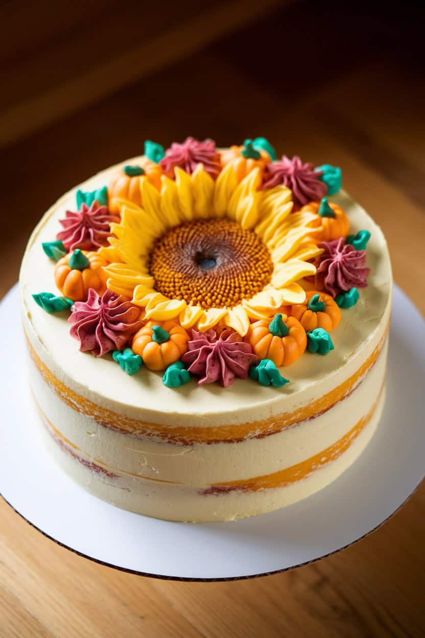41 Thanksgiving Cake Ideas To Impress Your Guests! - The Melrose Family
