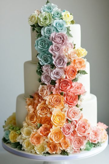 36 Charming Flower Cake Ideas You'll Adore - The Melrose Family