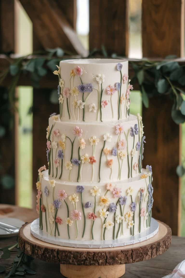 36 Charming Flower Cake Ideas You'll Adore - The Melrose Family