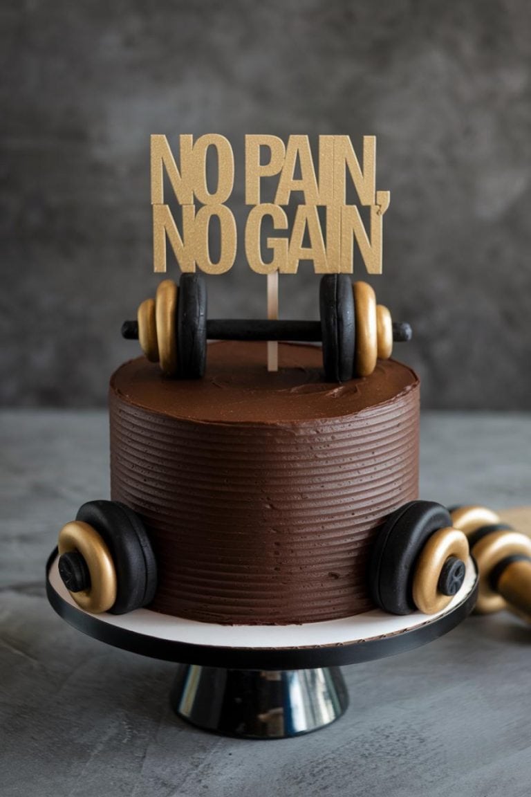 25 Irresistible Gym Cake Ideas for Cheat Days