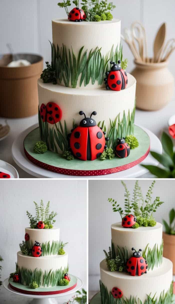31 Ladybug Cake Ideas: Delightful Red and Black Treats - The Melrose Family