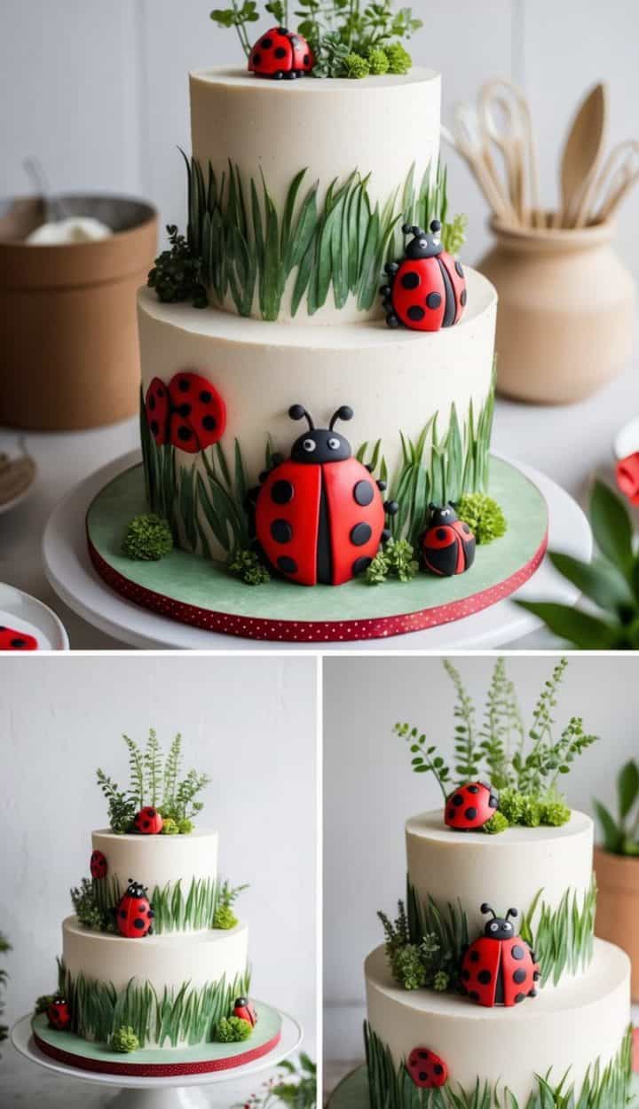 31 Ladybug Cake Ideas: Delightful Red and Black Treats - The Melrose Family
