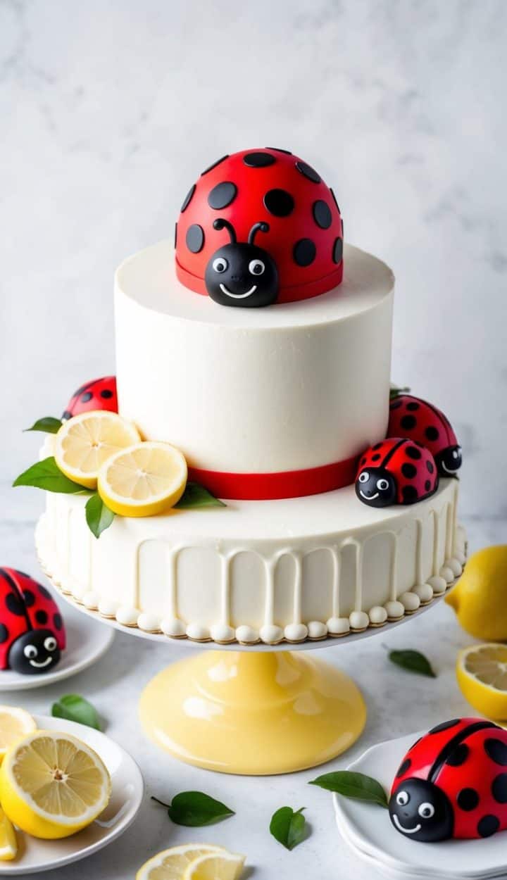31 Ladybug Cake Ideas: Delightful Red and Black Treats - The Melrose Family