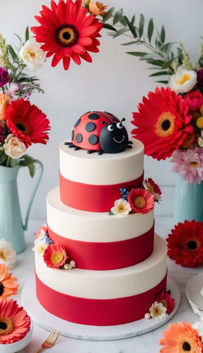 22 Ladybug Cake Ideas: Delightful Red and Black Treats - The Melrose Family
