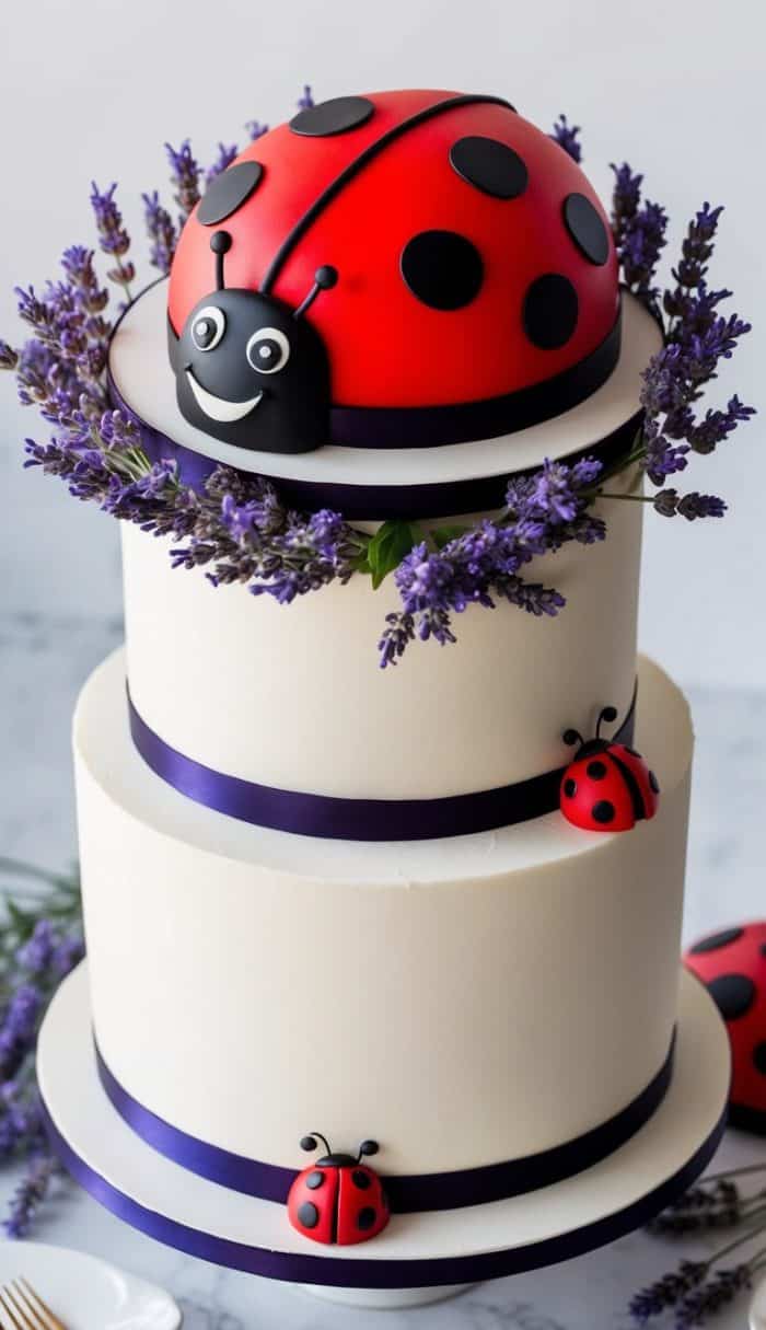 22 Ladybug Cake Ideas: Delightful Red and Black Treats - The Melrose Family