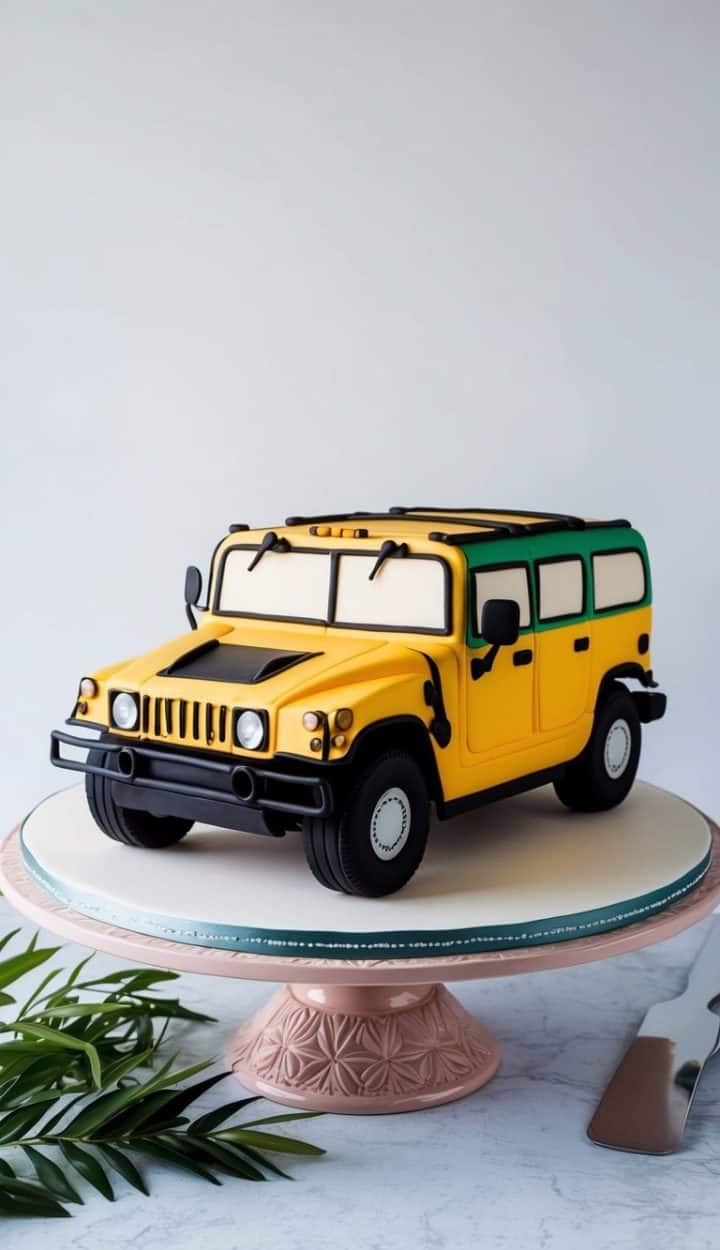 38 Creative Car Cake Ideas To Impress Any Car Lover - The Melrose Family