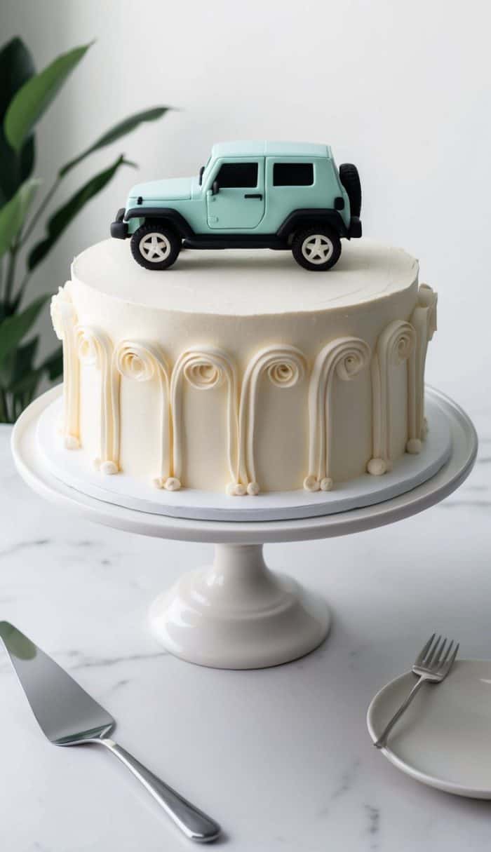 38 Creative Car Cake Ideas To Impress Any Car Lover - The Melrose Family