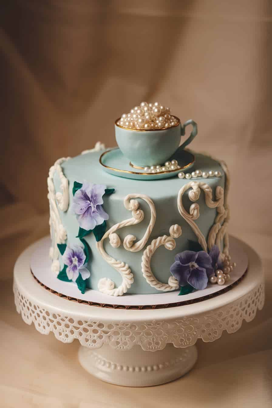 Vintage Victorian Wedding Shower Cakes Vintage Holiday Bridal Shower