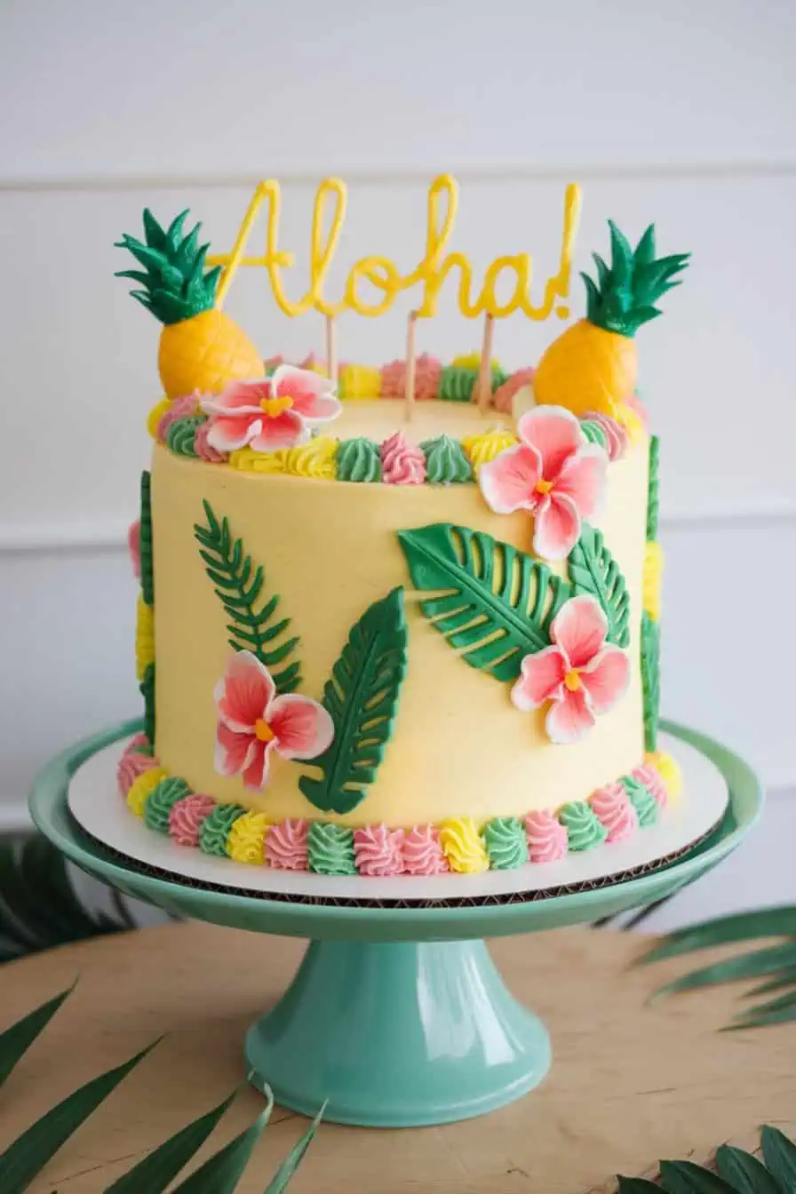 22 Luau Cake Ideas That Will Transport Your Guests to the Tropics