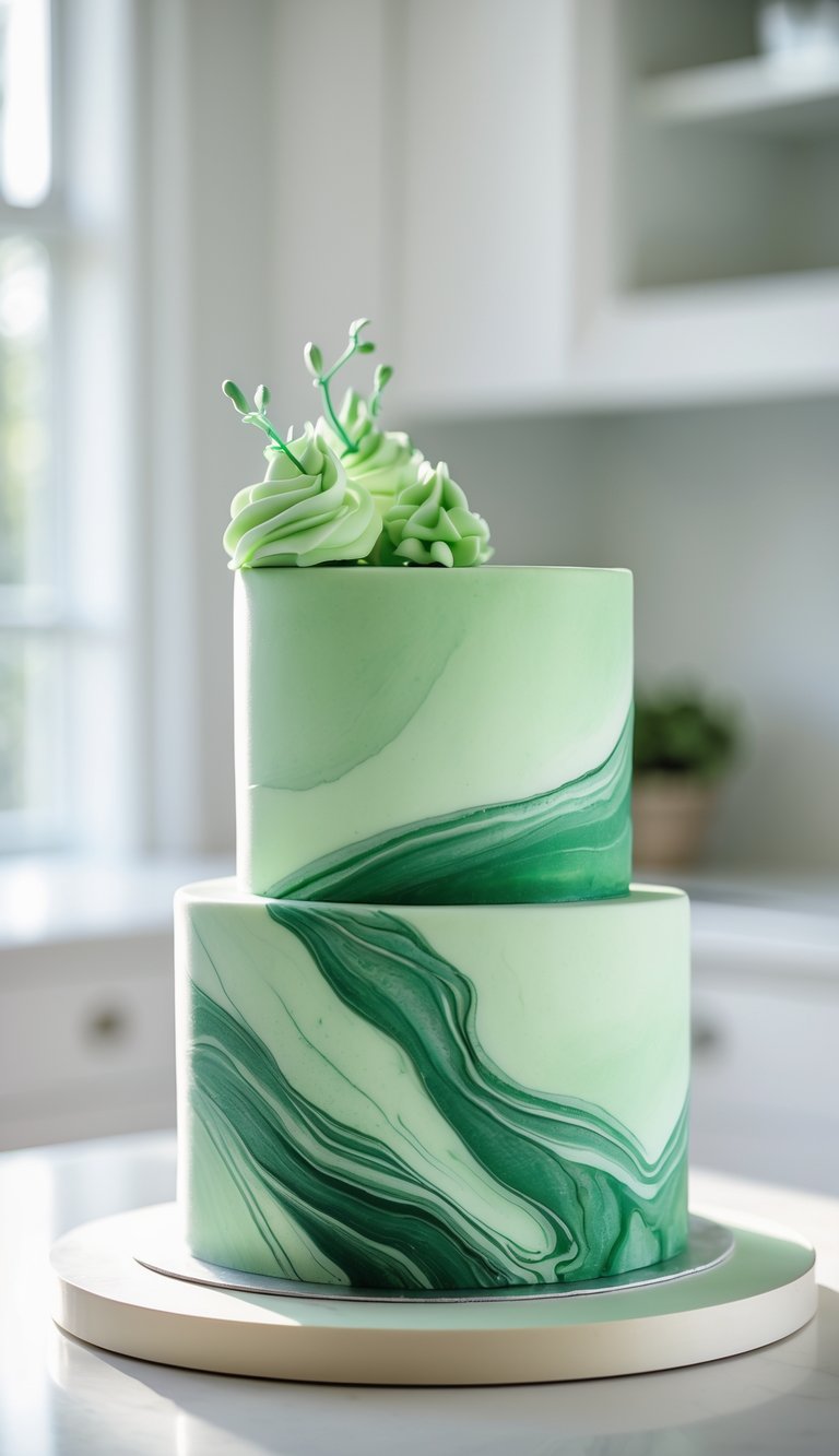 27 Green Cake Decorating Ideas: Fresh Nature-Inspired Designs - The ...