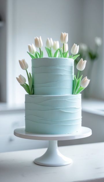 30 Tulip Cake Decorating Ideas for Spring-Inspired Designs - The ...