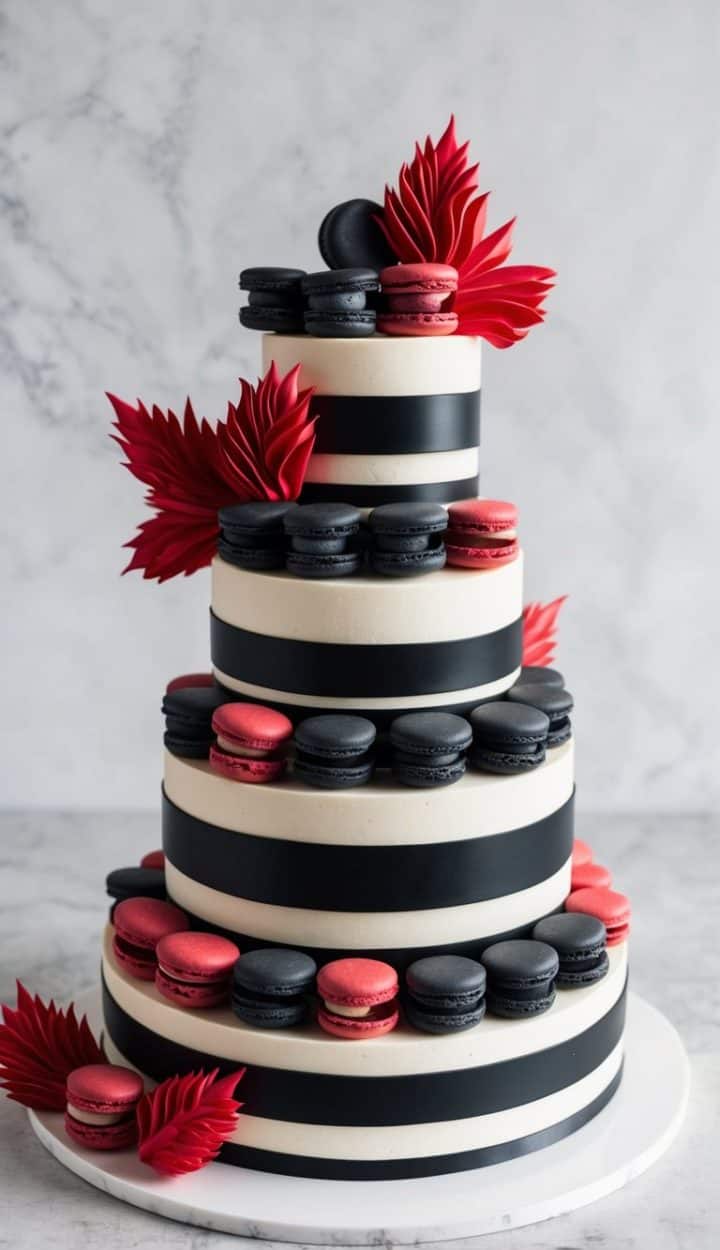 14 Black and Red Cake Decorating Ideas for Bold, Dark Parties - The ...
