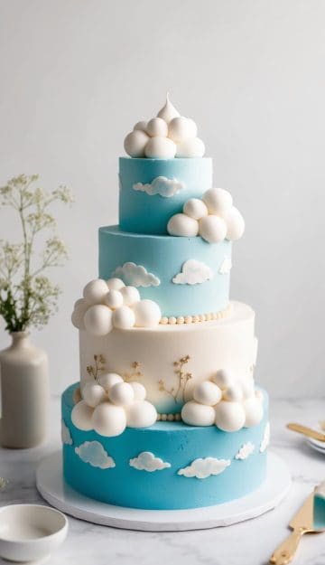21 Cloud Cake Decorating Ideas for Celestial-Themed Parties - The ...
