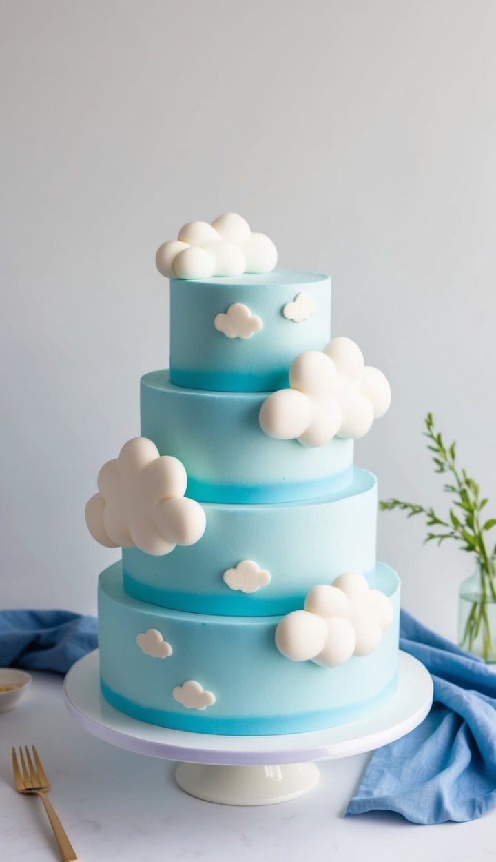 21 Cloud Cake Decorating Ideas for Celestial-Themed Parties - The ...