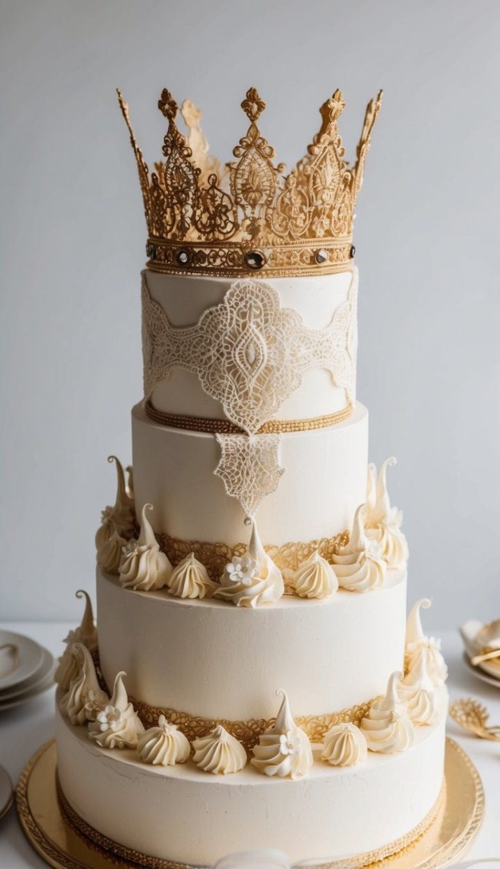 25 Crown Cake Decorating Ideas: Stunning Royal Designs - The Melrose Family