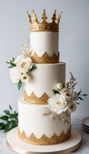 25 Crown Cake Decorating Ideas: Stunning Royal Designs - The Melrose Family