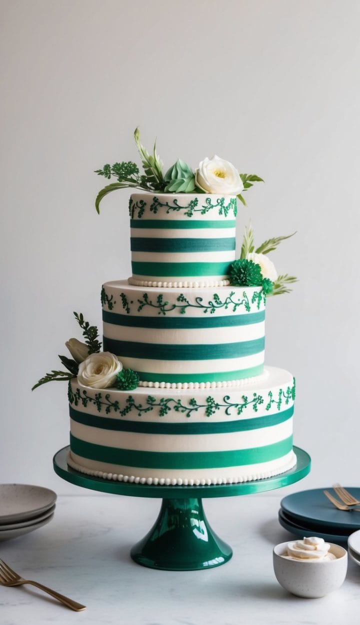 40 Emerald Green Cake Decorating Ideas for a Luxurious Dessert - The ...