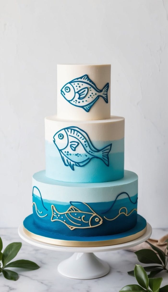 26 Fishing Cake Decorating Ideas: Reel-ly Cool Designs - The Melrose Family