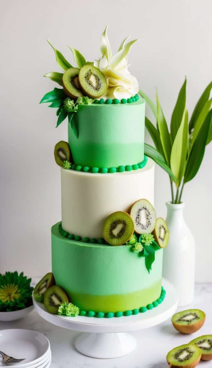 27 Green Cake Decorating Ideas: Fresh Nature-Inspired Designs - The ...