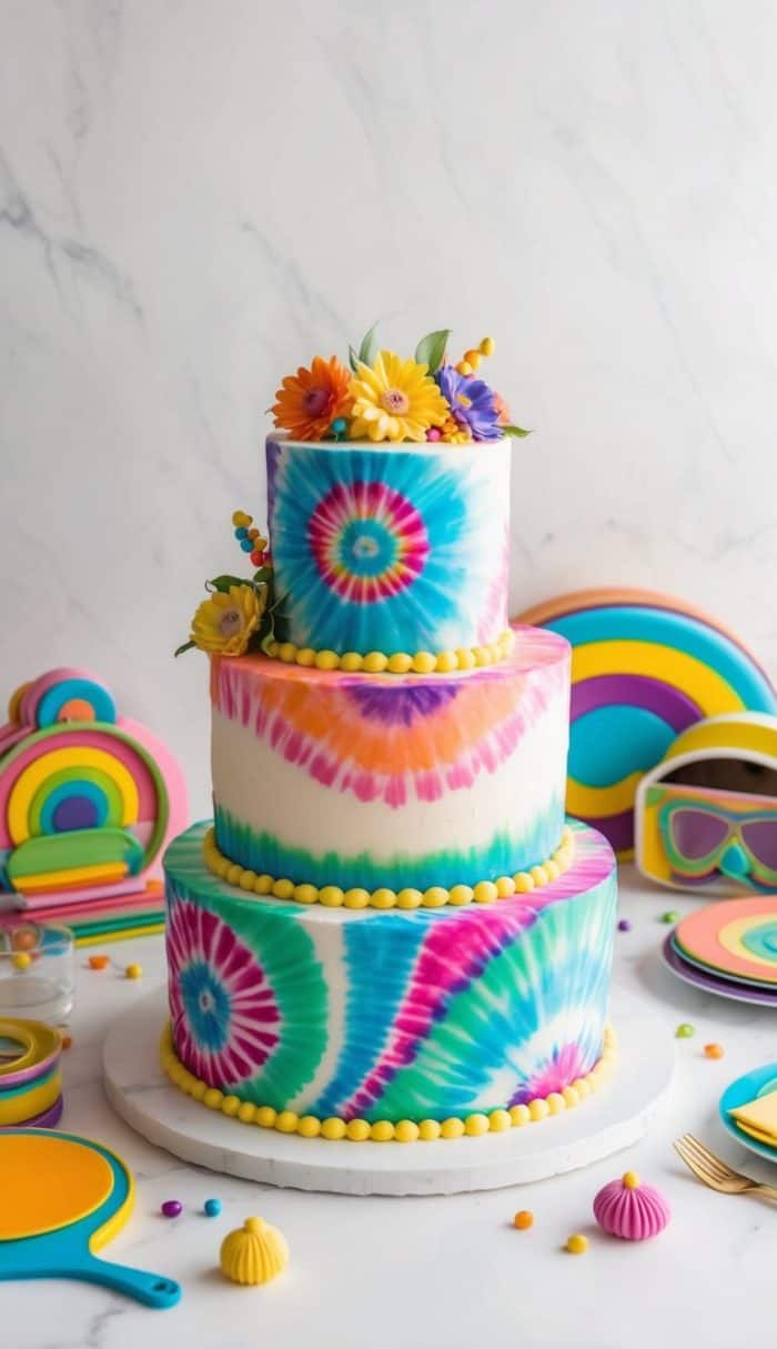 20 Groovy Cake Decorating Ideas: Bringing Back the '70s - The Melrose ...