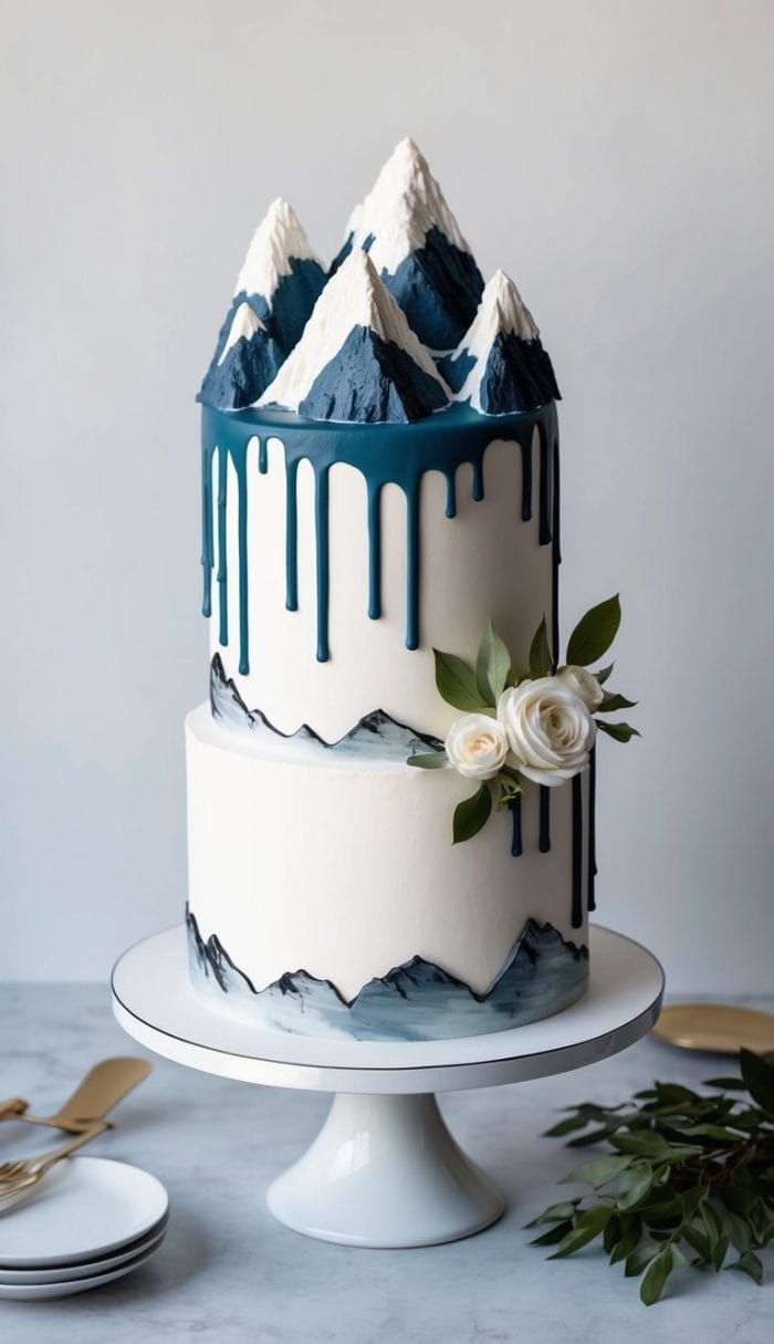 27 Mountain Cake Decorating Ideas for Outdoorsy Celebrations - The ...